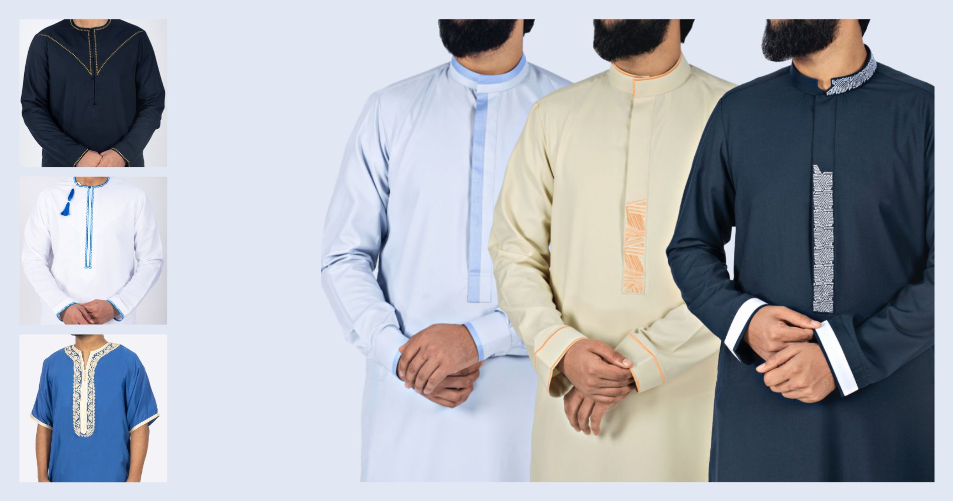 Top 5 Must Have Items in Muslim Men Clothing - alqamees